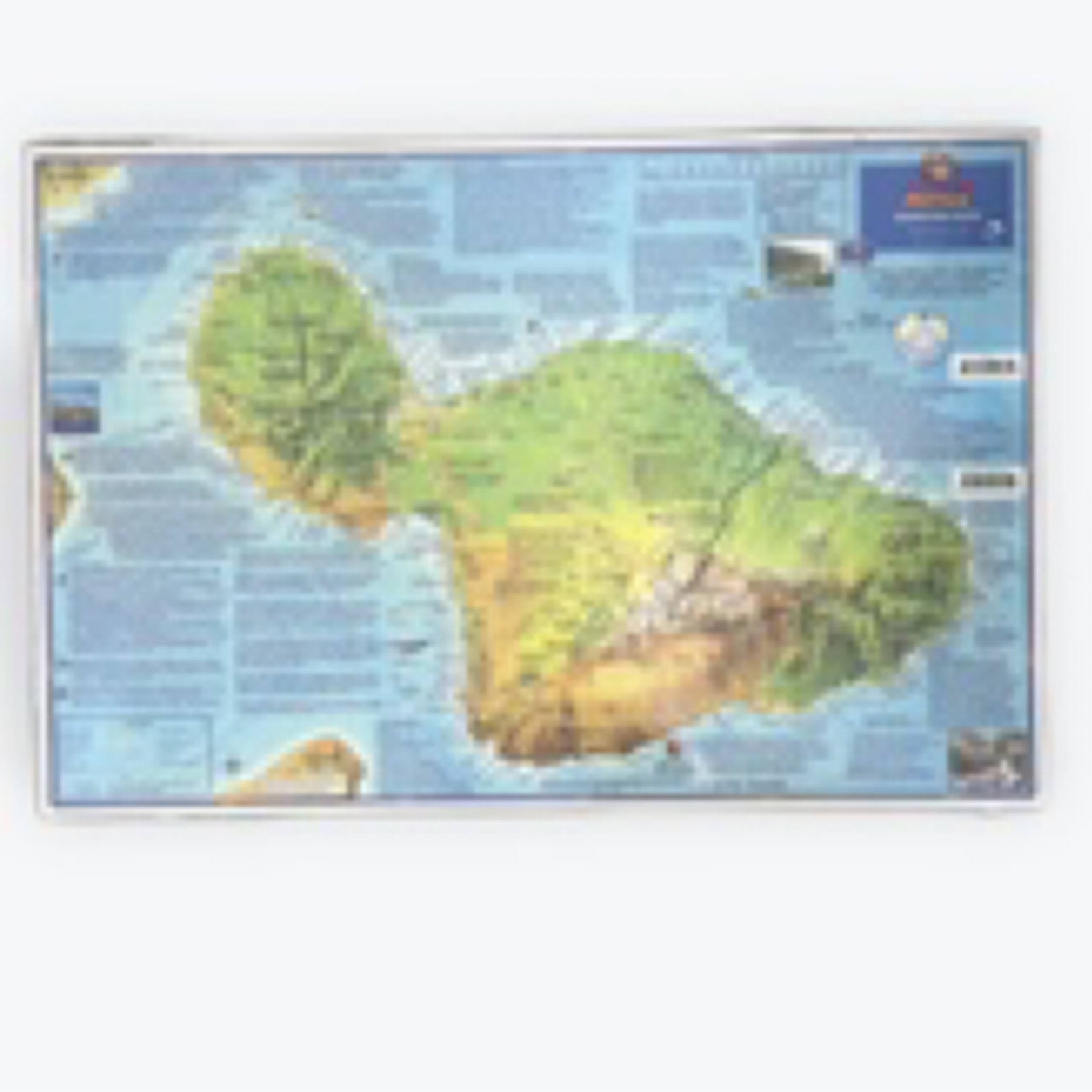 Maui Hawaii Adventure Guide Laminated Map by Franko Maps | West Maui ...